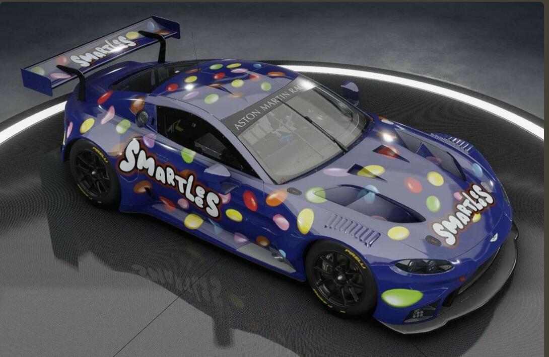 Smarties Aston Gt3 Awesome Simracing